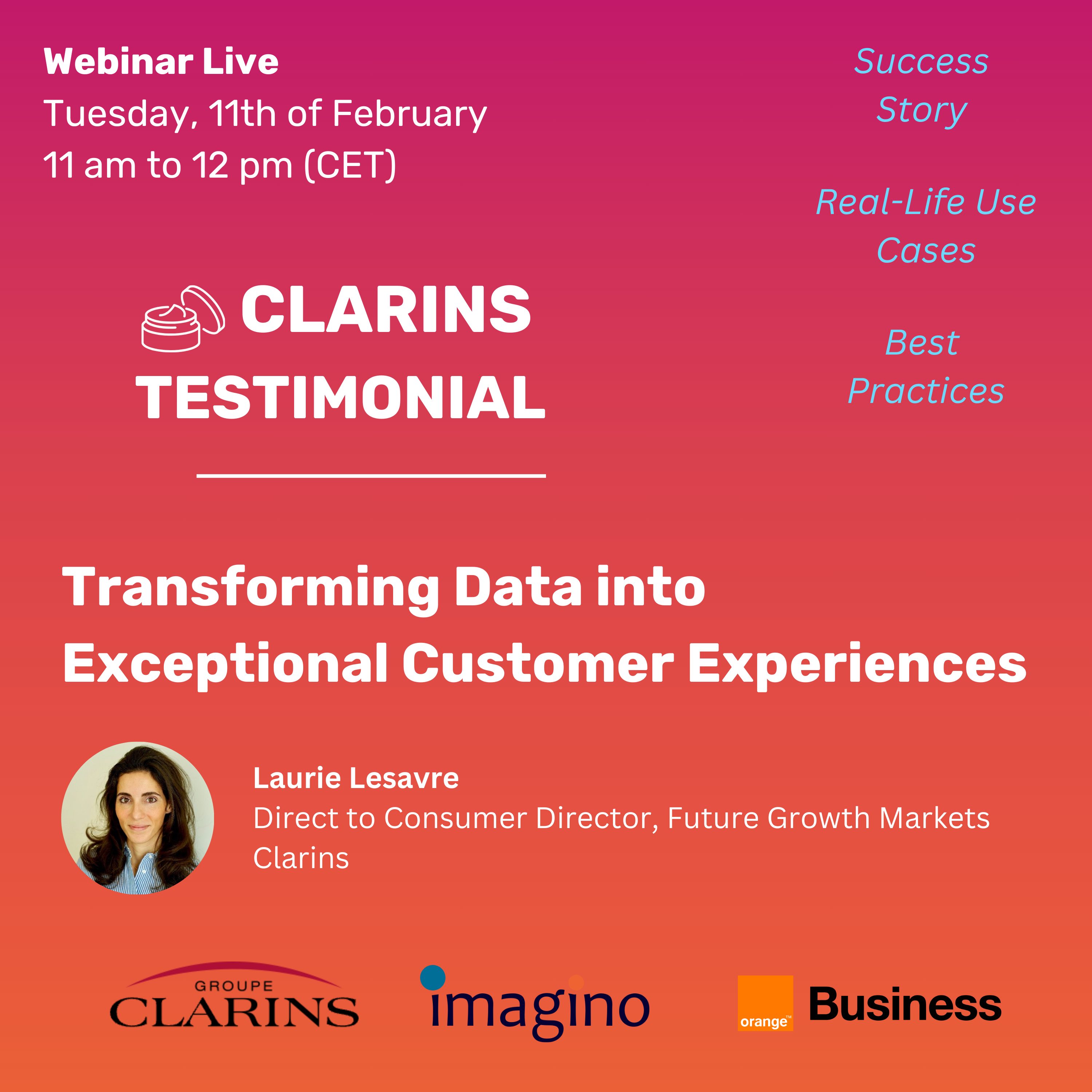 Webinar: Transforming Data into Exceptional Customer Experiences Webinar: Transforming Data into Exceptional Customer Experiences